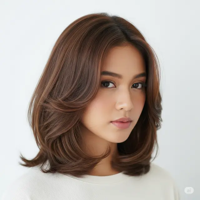 9 Model Rambut Sebahu untuk Wajah Oval: Layering Trendi dan Stylish ...