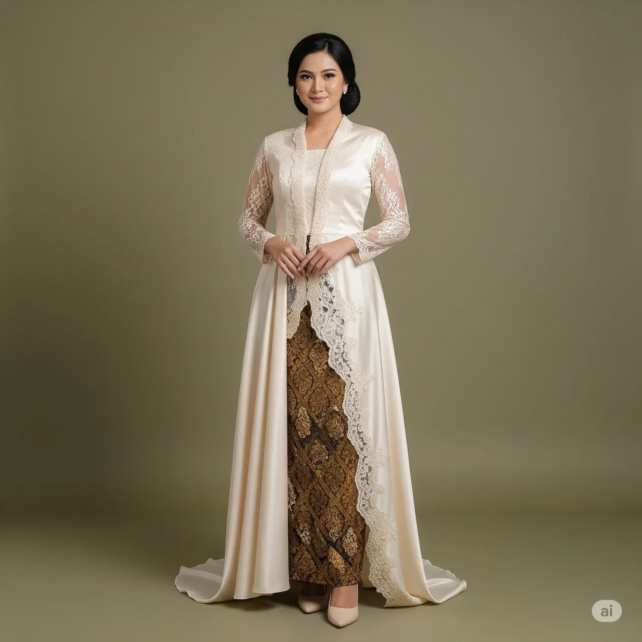 11 Model Baju Satin Kombinasi Brokat Terbaru yang Elegan dan Menawan ...