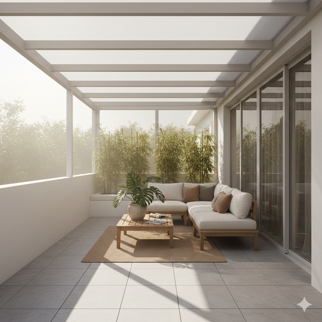 7 Model Teras Rumah Modern yang Nyaman Meski Terpapar Matahari