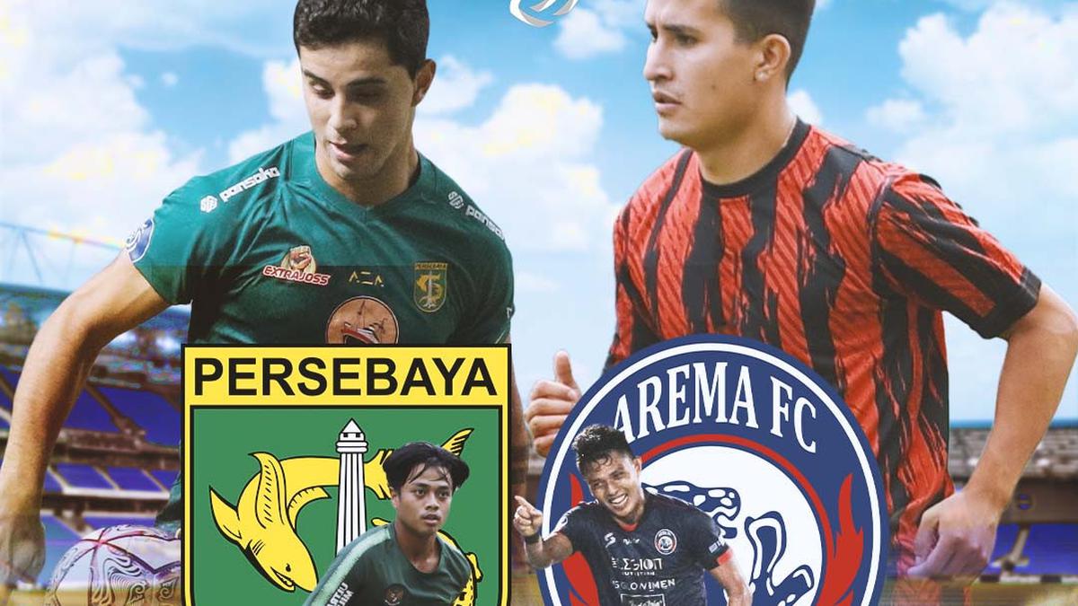 Adu Skill Setiap Lini Persebaya Vs Arema FC di BRI Liga 1: Bajul Ijo Siap Menghantam Singo Edan ...