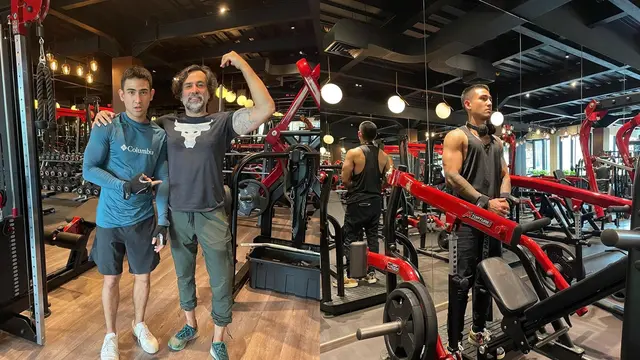 7 Potret Axel Matthew saat Nge-gym, Tak Kalah Berotot dari Jeremy ...