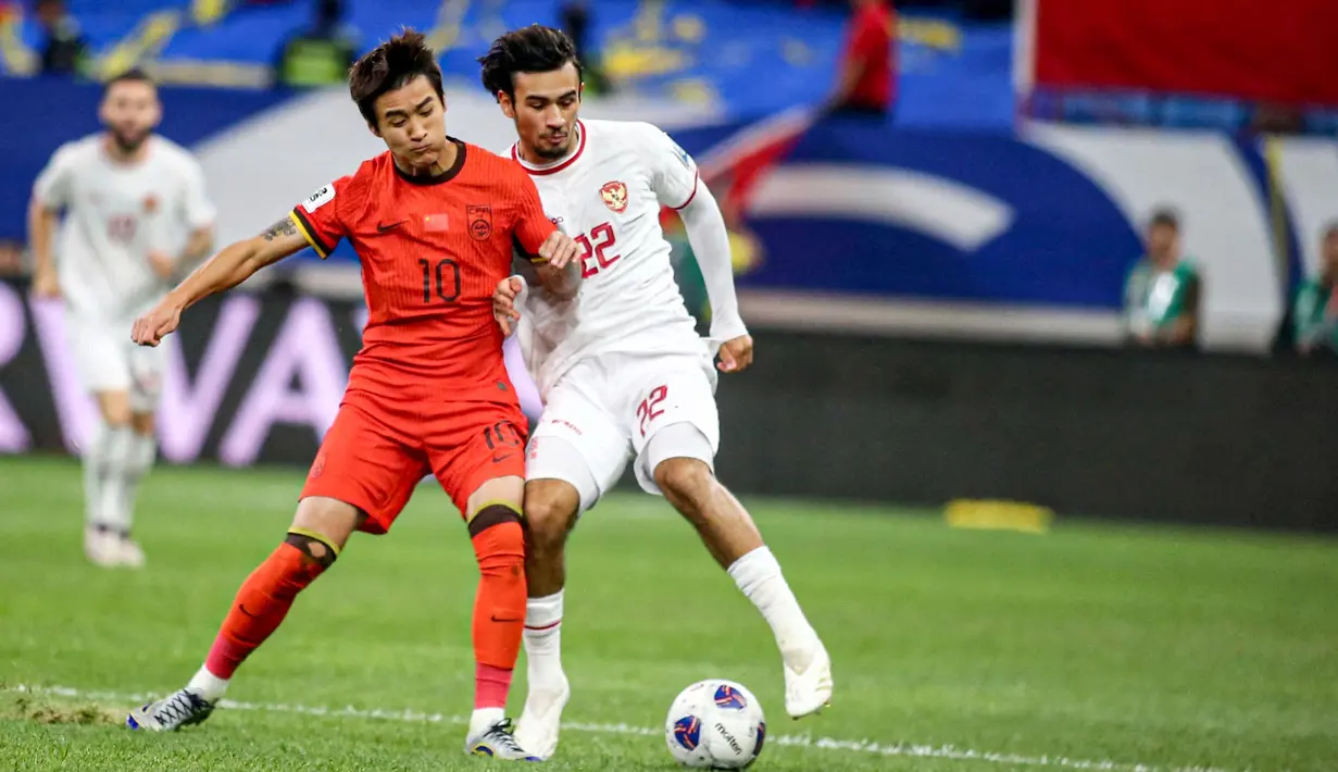Bertandang ke China, Timnas Indonesia Alami Kekalahan Pertama - Foto Liputan6.com