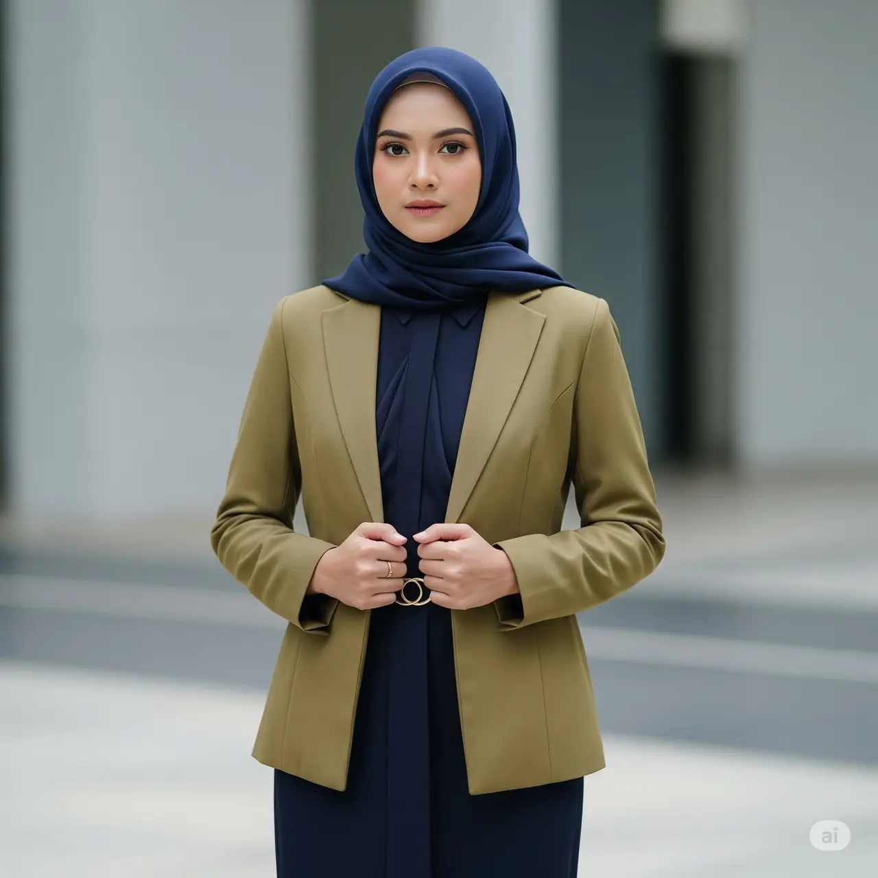 15 Model Outer untuk Gamis Polos Kekinian 2025, Tampil Syar'i dan Tidak ...