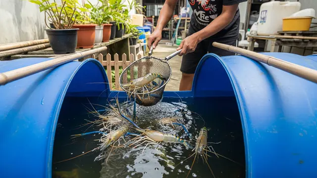 Budidaya Udang Galah Skala Rumahan di Drum Bekas, Simak Tips Agar ...