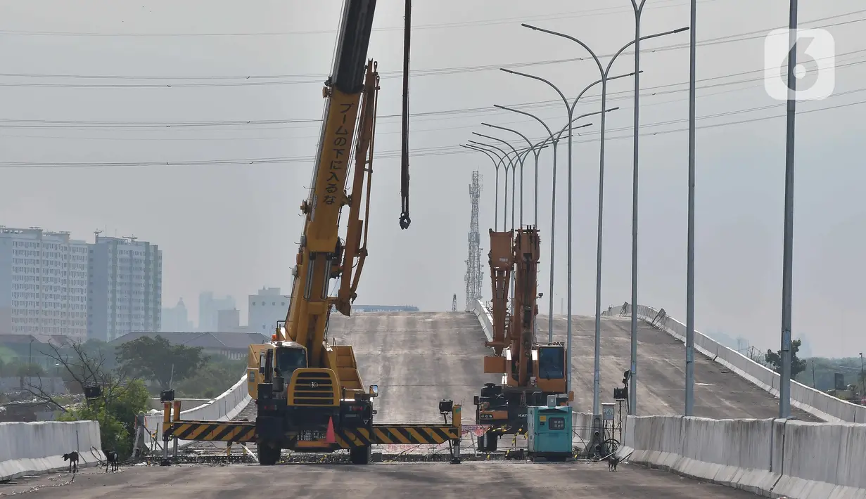 Hampir Selesai, Tol Cibitung - CIlincing Seksi 4 Ditargetkan Beroperasi Awal 2023 - Foto ...