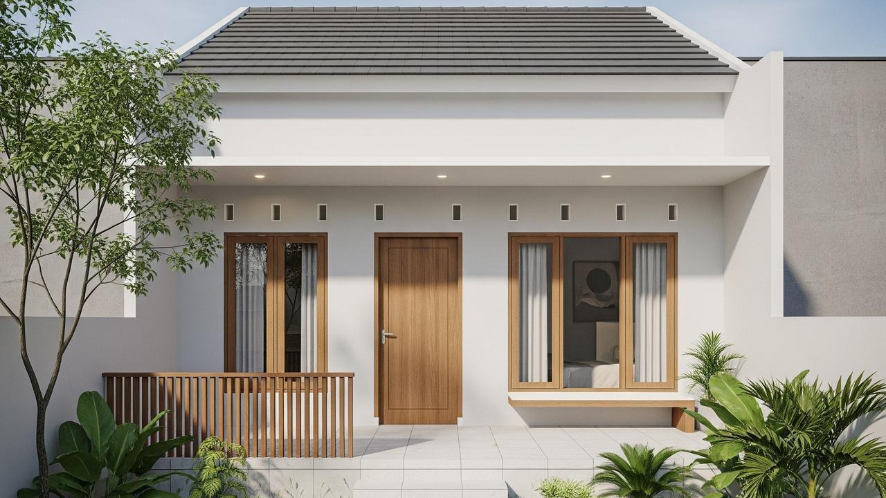 8 Desain Rumah Sederhana 9x12 dengan Taman, Hunian Ideal yang Ramah ...