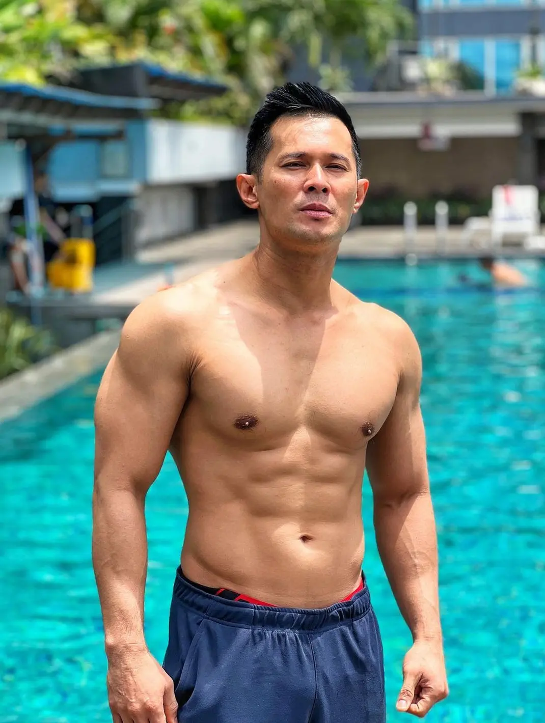 Deretan Potret Afdhal Yusman Pamer Badan Berotot dan Kekar, Hot Daddy Banget - Foto Liputan6.com