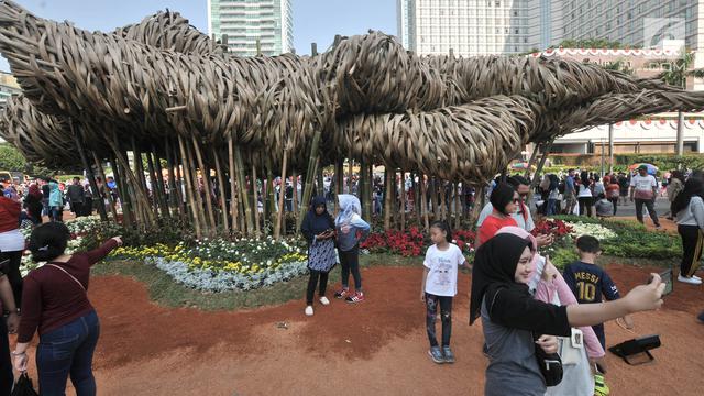 7 Fakta Bambu Getah Getih, Instalasi Seni Kebanggaan Anies Baswedan ...