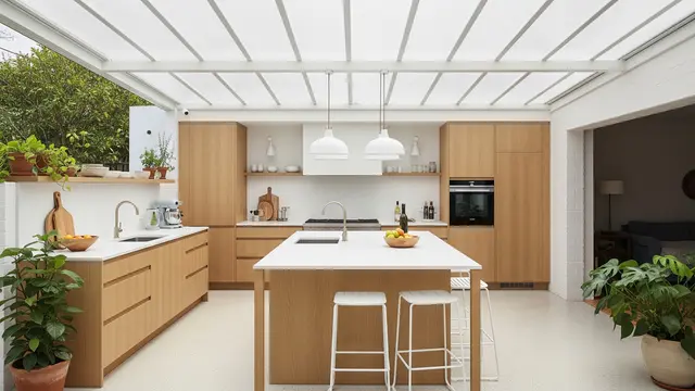 8 Model Dapur Semi Outdoor dengan Atap Polycarbonate Bergelombang ...