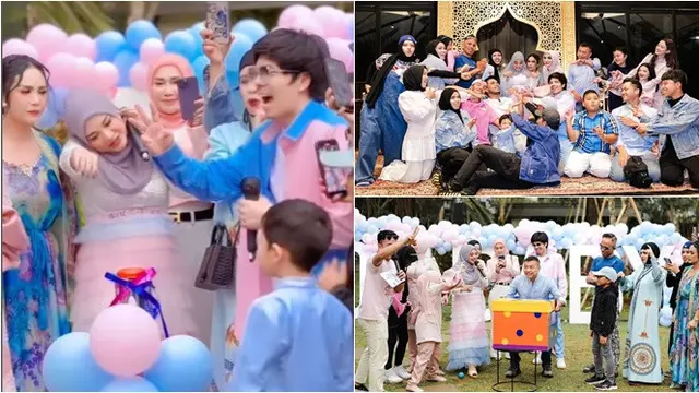 8 Potret Gender Reveal Anak Kedua Aurel Hermansyah, Ramai Semua Keluarga Datang - Hot Liputan6.com