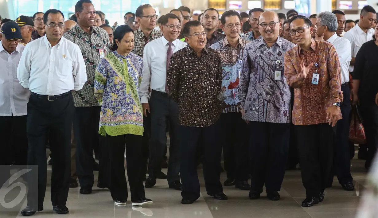 Wapres Jusuf Kalla Tinjau Langsung Terminal 3 Bandara Soekarno Hatta ...