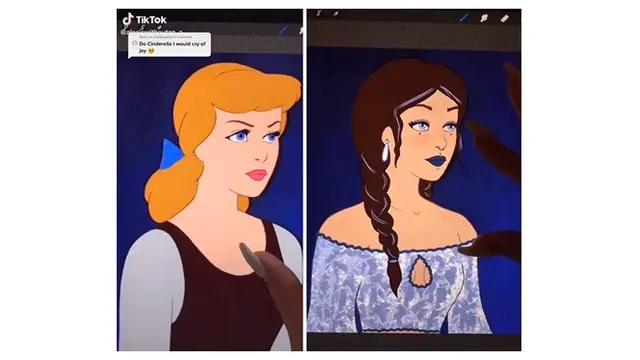 7 Ilustrasi Karakter Putri Disney saat Tampil Edgy, Beda Banget - Hot ...