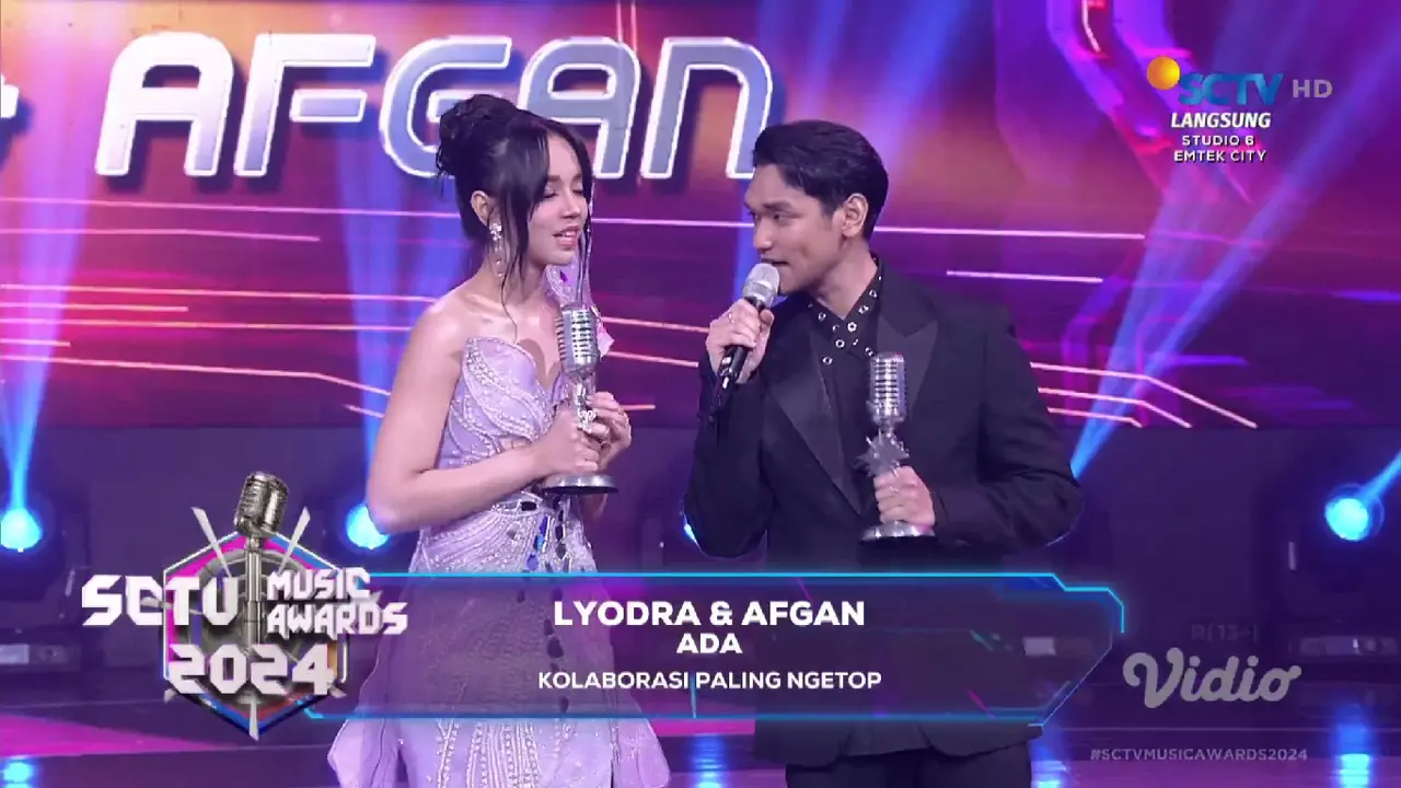 Lyodra dan Afgan Borong Piala Penghargaan di SCTV Music Award 2024 ...