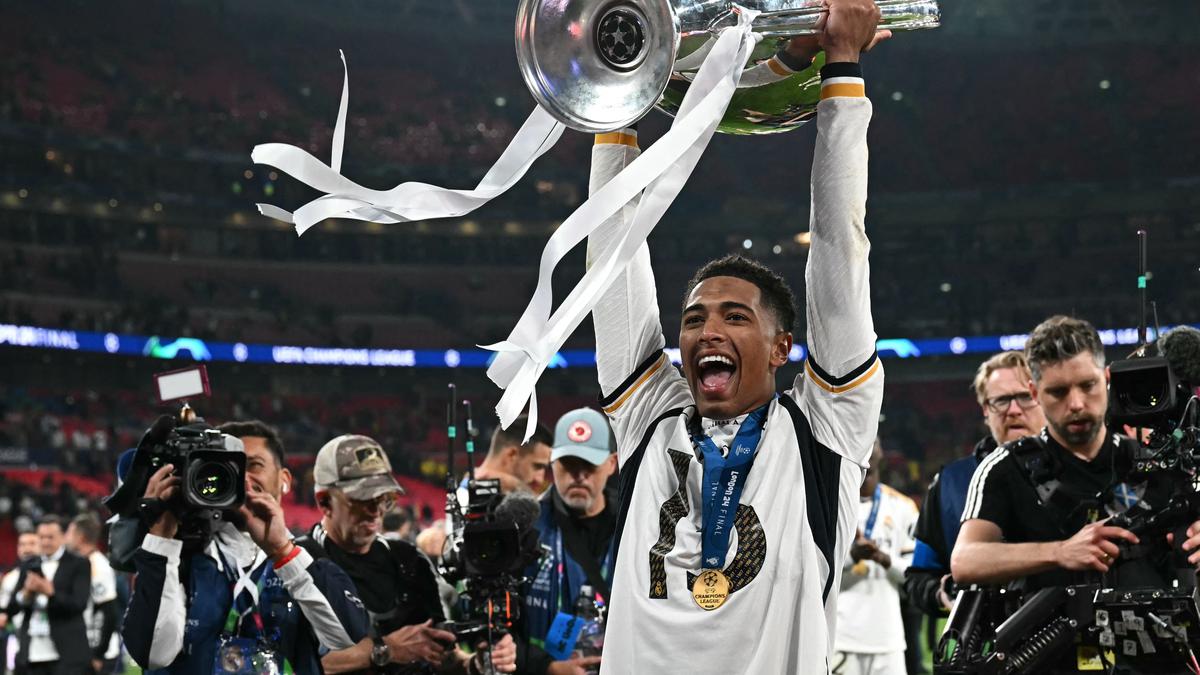 Momen Kocak Perayaan Real Madrid Juara Liga Champions: Jude Bellingham ...