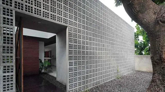 Arsitektur Rumah Minimalis Berdinding Rooster, Jaga Privasi yang ...