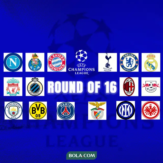 Hasil Drawing 16 Besar Liga Champions 2022 / 2023: Liverpool Hadapi Real Madrid, PSG Vs Bayern ...