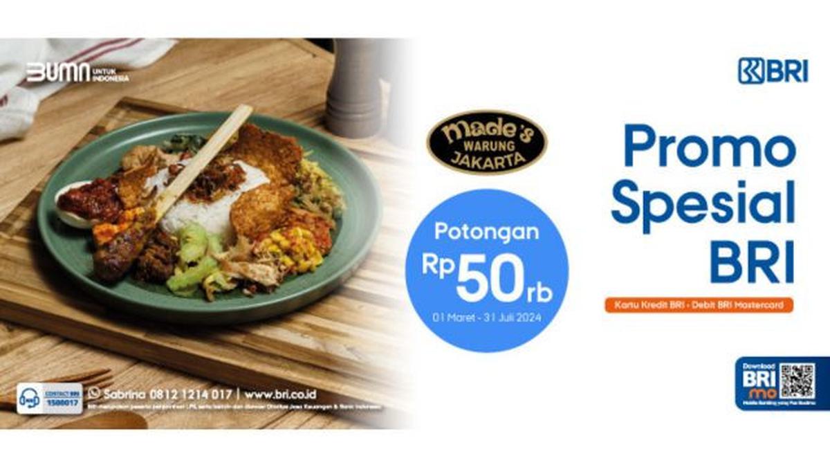 Santap Rasa Autentik Bali Makin Spesial dengan Promo BRI di Made's ...