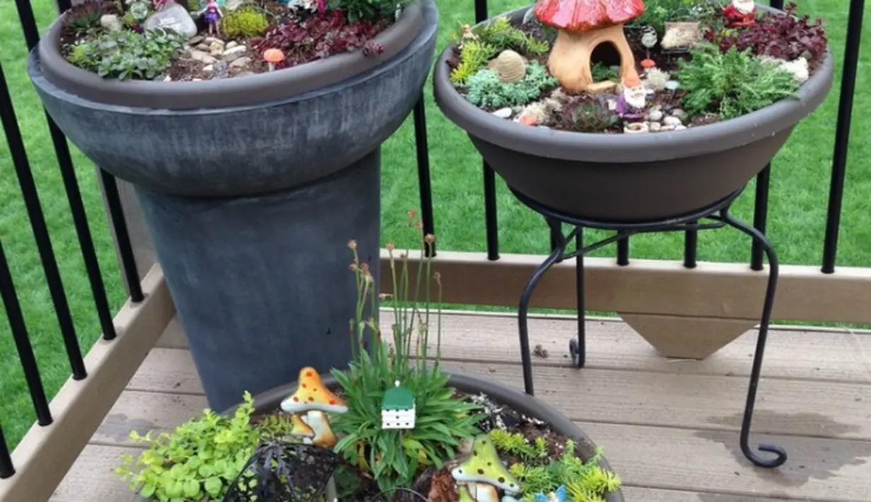 8 Ide Unik Buat Miniatur Taman Indoor Yang Tak Makan Tempat - Photo ...