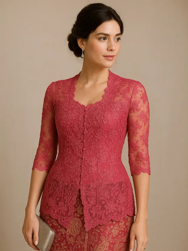 7 Model Kebaya Pink yang Simpel dan Berkelas, Tampil Anggun di Setiap ...