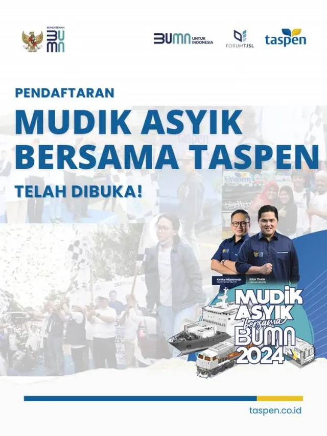 Pendaftaran Mudik Gratis TASPEN Dibuka hingga 21 Maret 2024, Jangan ...