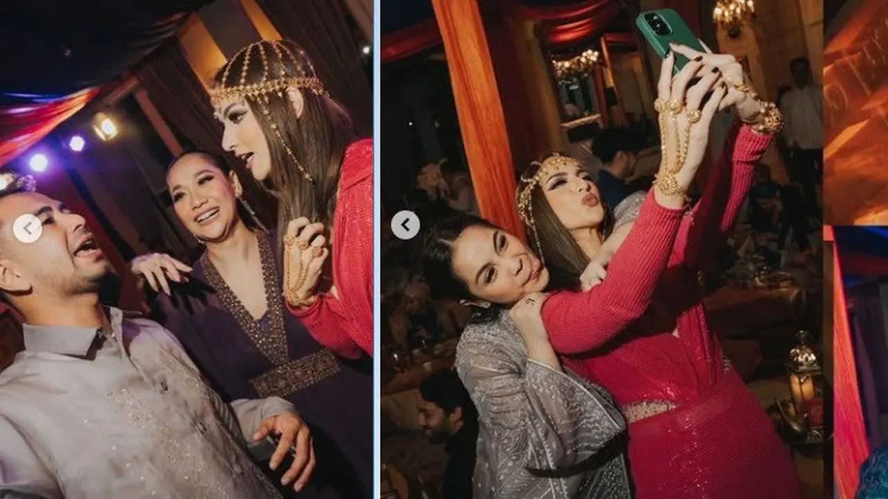 7 Potret Nia Ramadhani Tampil Bak Cleopatra di Pesta Bertema Arabian ...