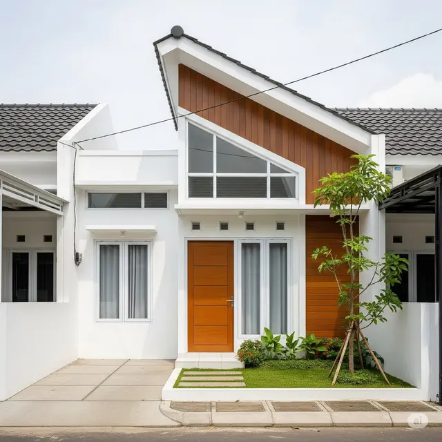 10 Inspirasi Rumah Sederhana Elegan di Perumahan Subsidi, Desain ...