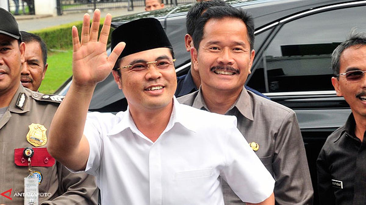 Aceng Fikri Hadiri Pelantikan Bupati Penggantinya - News Liputan6.com