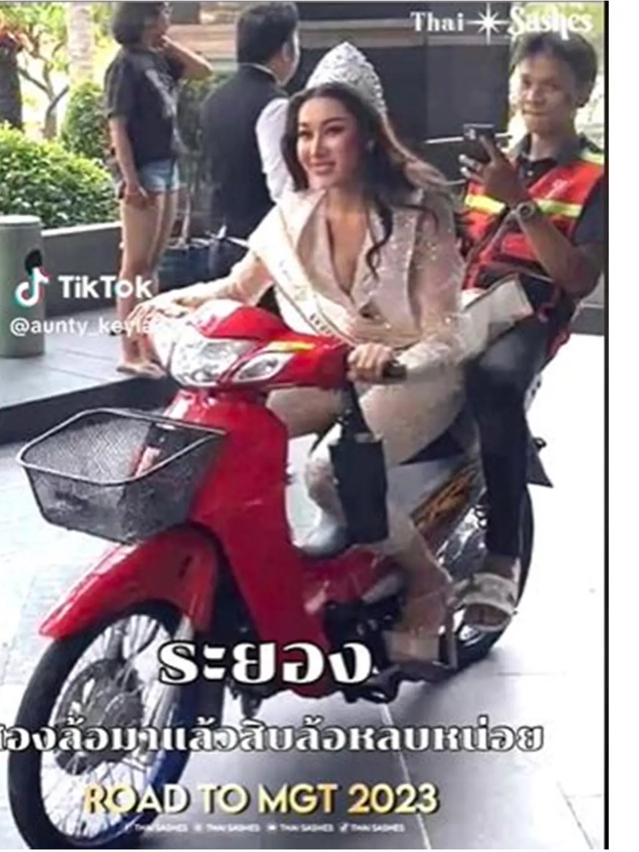 Finalis Miss Grand Thailand 2023 Ini Viral Naik Ojol ke Lokasi Acara, Takut Terlambat - Hot ...