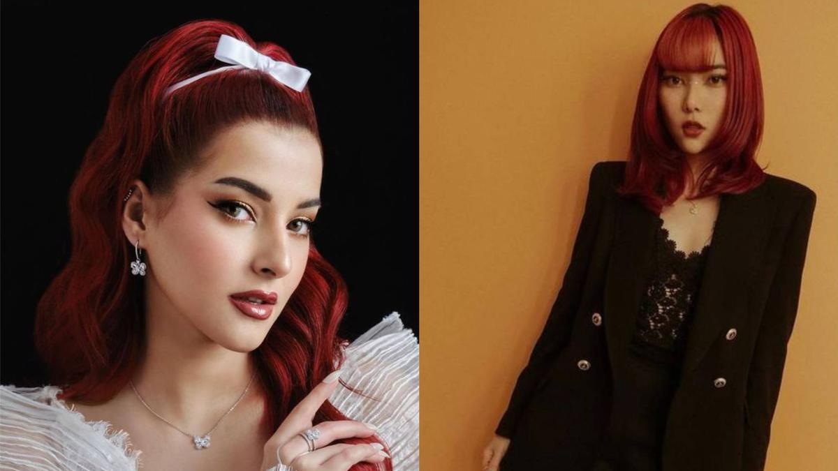 6 Potret Gaya Rambut Merah Seleb, Tasya Farasya yang Dijuluki Princess ...