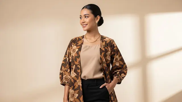 Rekomendasi 12 Batik Lengan Balon Potongan 3/4 Elegan untuk Tampil ...