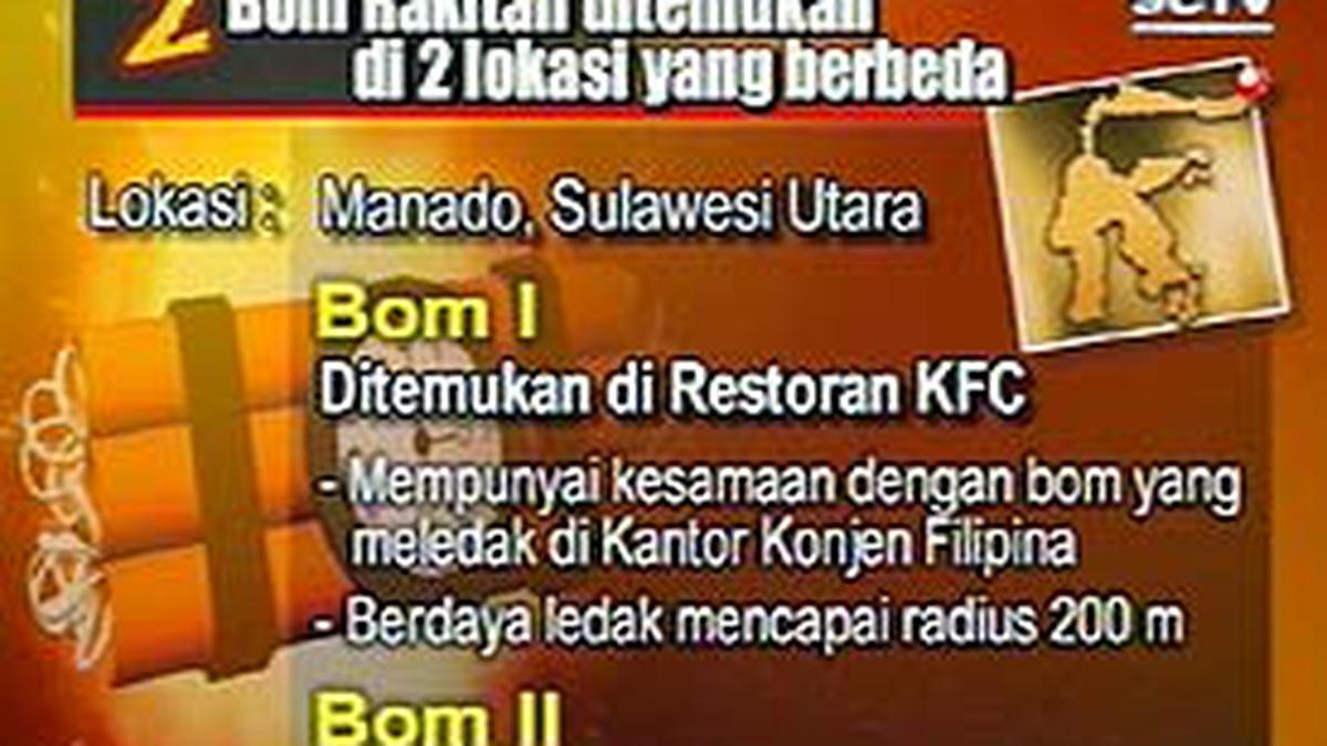 Dua Bom Rakitan Ditemukan di Manado - News Liputan6.com