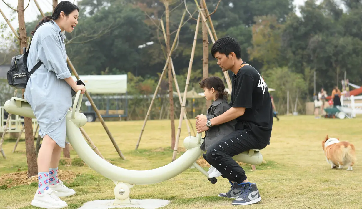 FOTO: Mengunjungi Go Farm, Destinasi Liburan di Desa Kuno Guchengyang ...