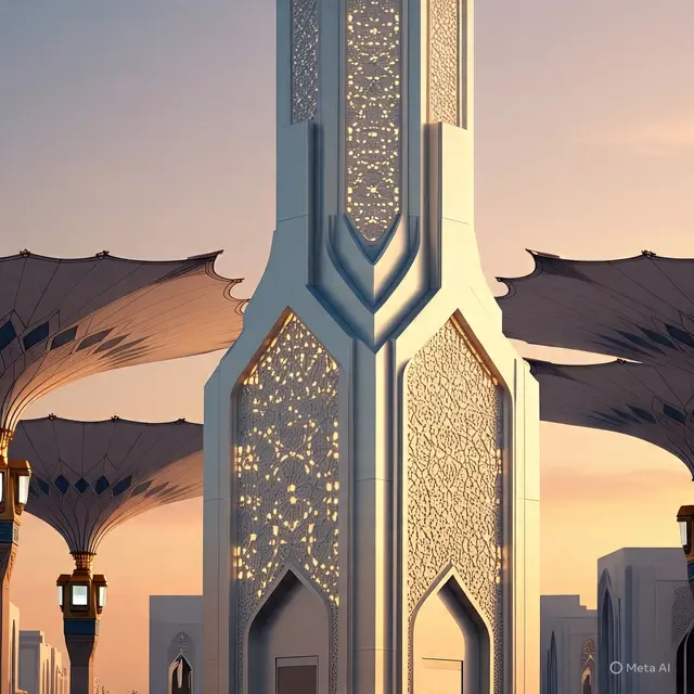 7 Model Tiang Teras Masjid Sederhana Tapi Mewah di 2025, Arsitekturnya ...