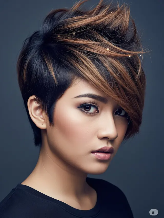 15 Ide Potong Rambut Pendek Aesthetic dan Edgy 2025, Transformasi ...