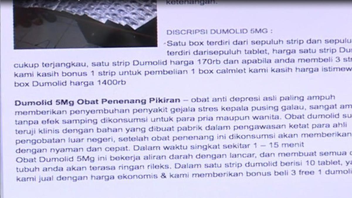 Bahaya Dumolid Jika Dikonsumsi Tanpa Pengawasan Dokter - News Liputan6.com