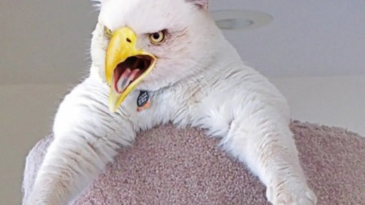 6 Editan Foto Kucing Campuran Burung Ini Nyeleneh, Bikin Bingung - Hot ...
