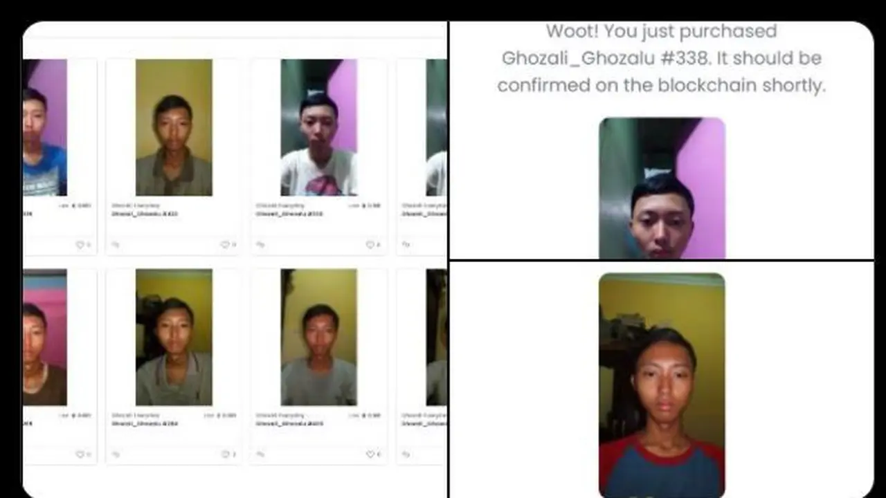 Reza Arap - Chef Arnold Ikut Beli NFT Foto Selfie Ghozali Everyday yang ...