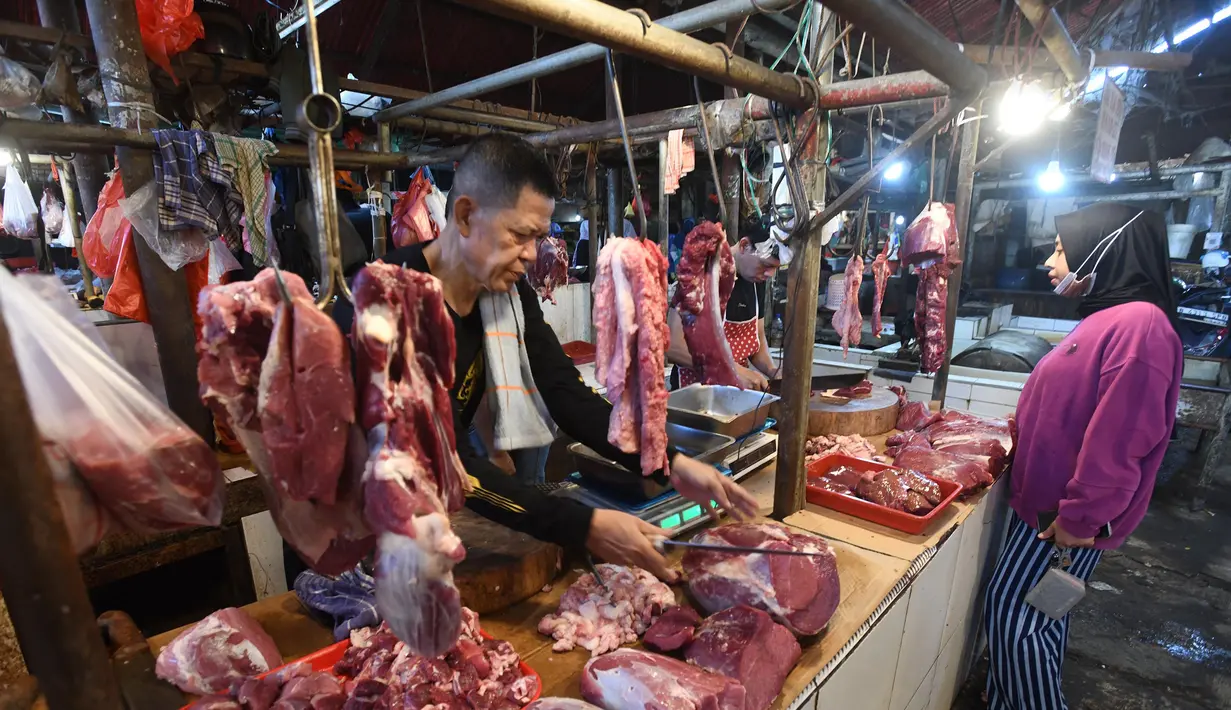 Penjualan Daging Sapi Menurun - Foto Liputan6.com