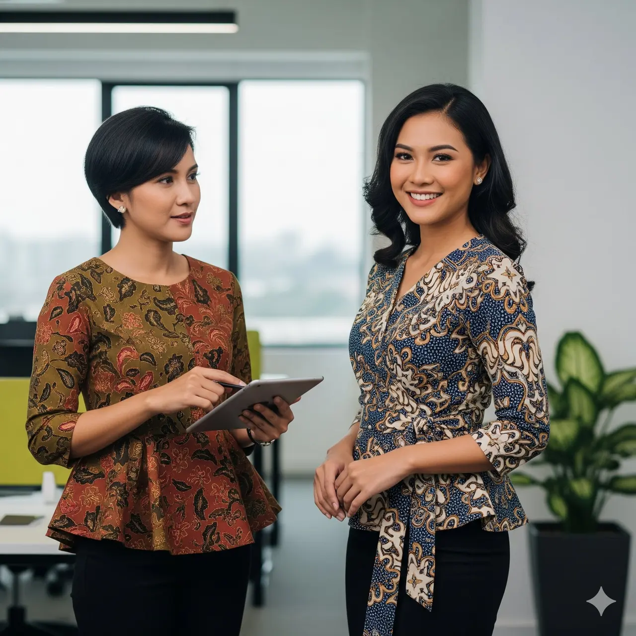 15 Baju Batik Kantoran Wanita Terbaru 2025, Tampil Profesional dan ...