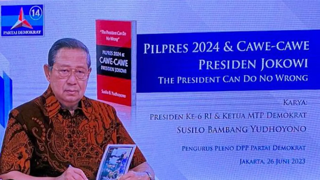 SBY Luncurkan Buku Berjudul Pilpres 2024 dan Cawe-Cawe Presiden Jokowi - News Liputan6.com