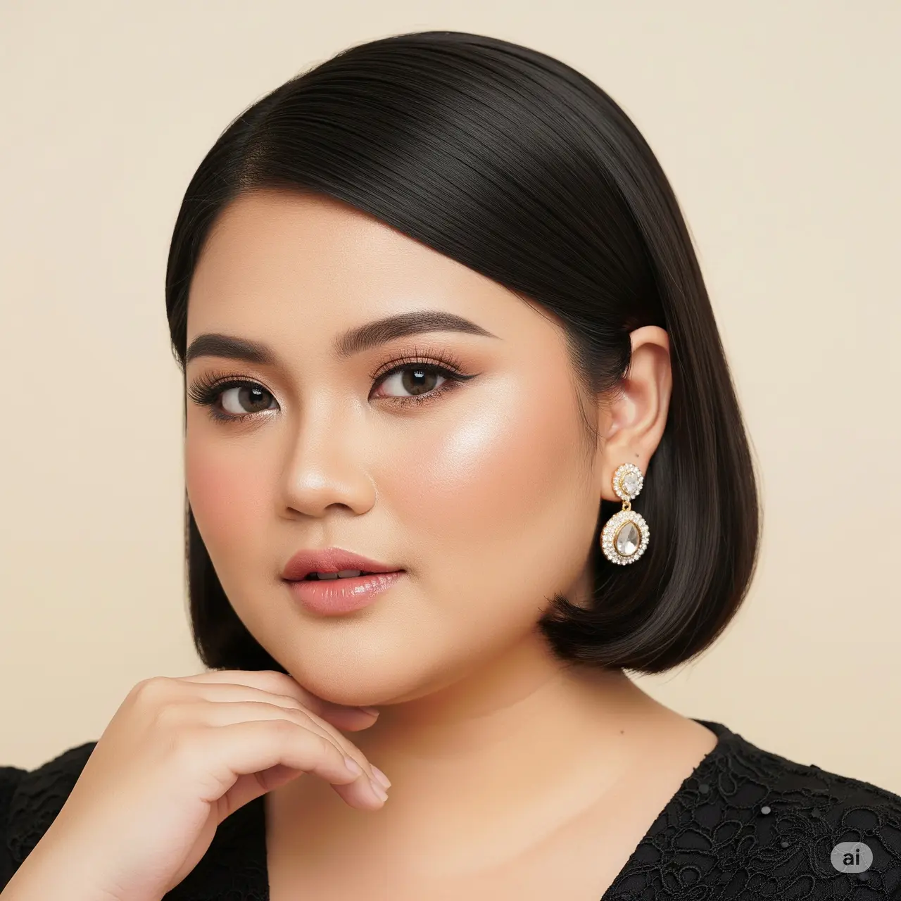 7 Model Rambut Bob Pendek untuk Wajah Bulat dan Gemuk yang Bikin Wajah ...