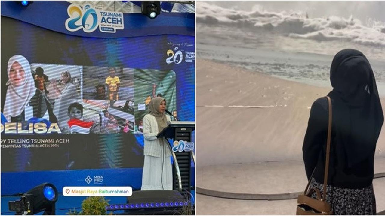 6 Potret Delisa di Acara Peringatan 20 Tahun Tsunami Aceh, Kenang ...