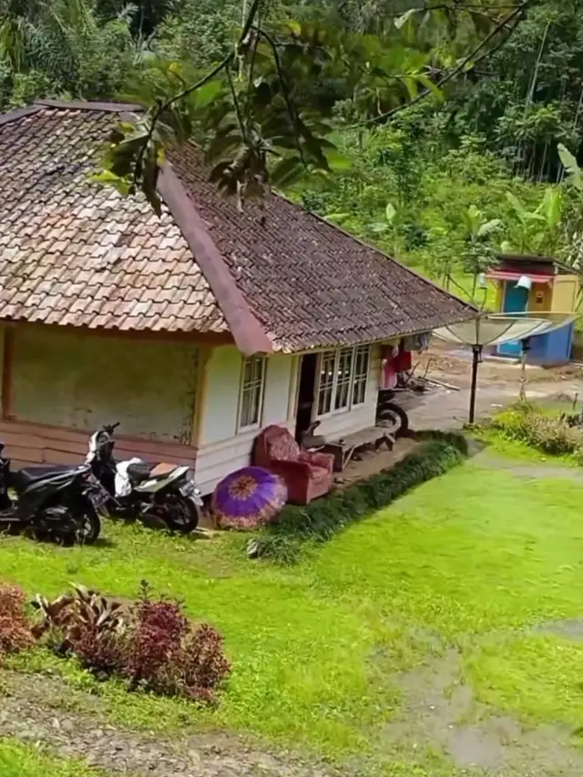 8 Potret Rumah Kayu View Air Terjun Ditawar Rp 2 Miliar tapi Ditolak ...