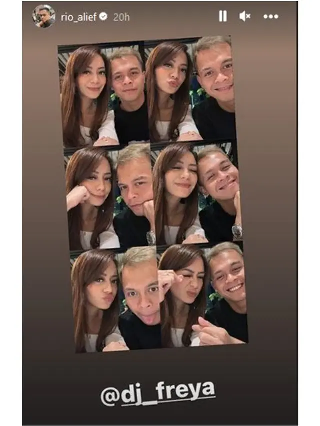 4 Bulan Menduda, Ini 6 Potret Rio Alief dan DJ Freya Resmi Pacaran - Hot Liputan6.com