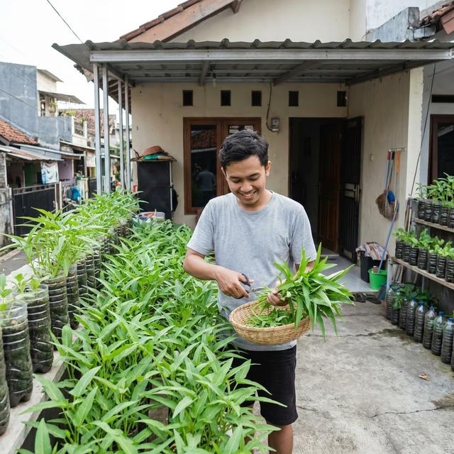 Cara Menanam Kangkung Air di Botol Bekas, Tumbuh Lebat Cepat Panen