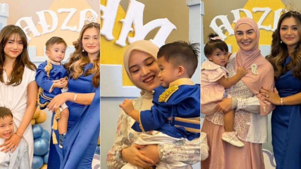 8 Gaya Publik Figure Hadir di Pesta Ulang Tahun Adzam Putra Nathalie ...