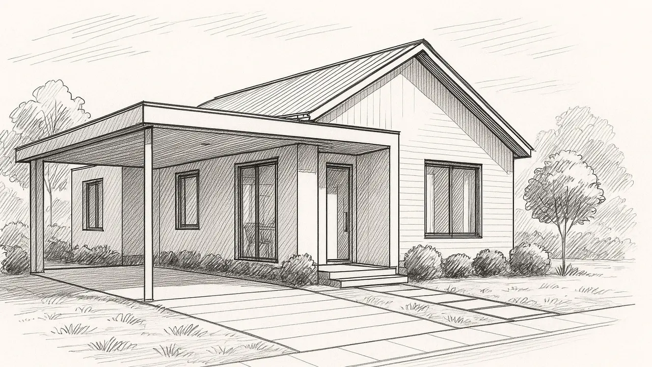 7 ⁠Gambar Sketsa Rumah Ukuran 10x20, Inspirasi Hunian Impian yang ...