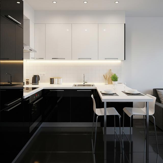 7 Desain Dapur Kecil Tanpa Sekat yang Cocok untuk Rumah Sempit ...