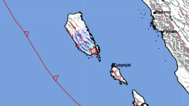 Gempa Darat Magnitudo 4,1 Getarkan Pulau Siberut Mentawai - Regional ...