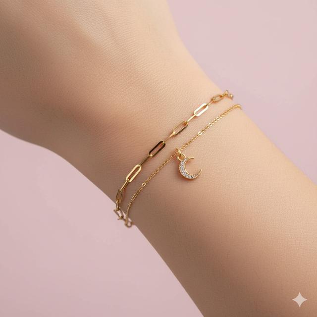 9 Model Gelang Emas Tipis Rantai Figaro untuk Remaja Putri yang Stylish ...